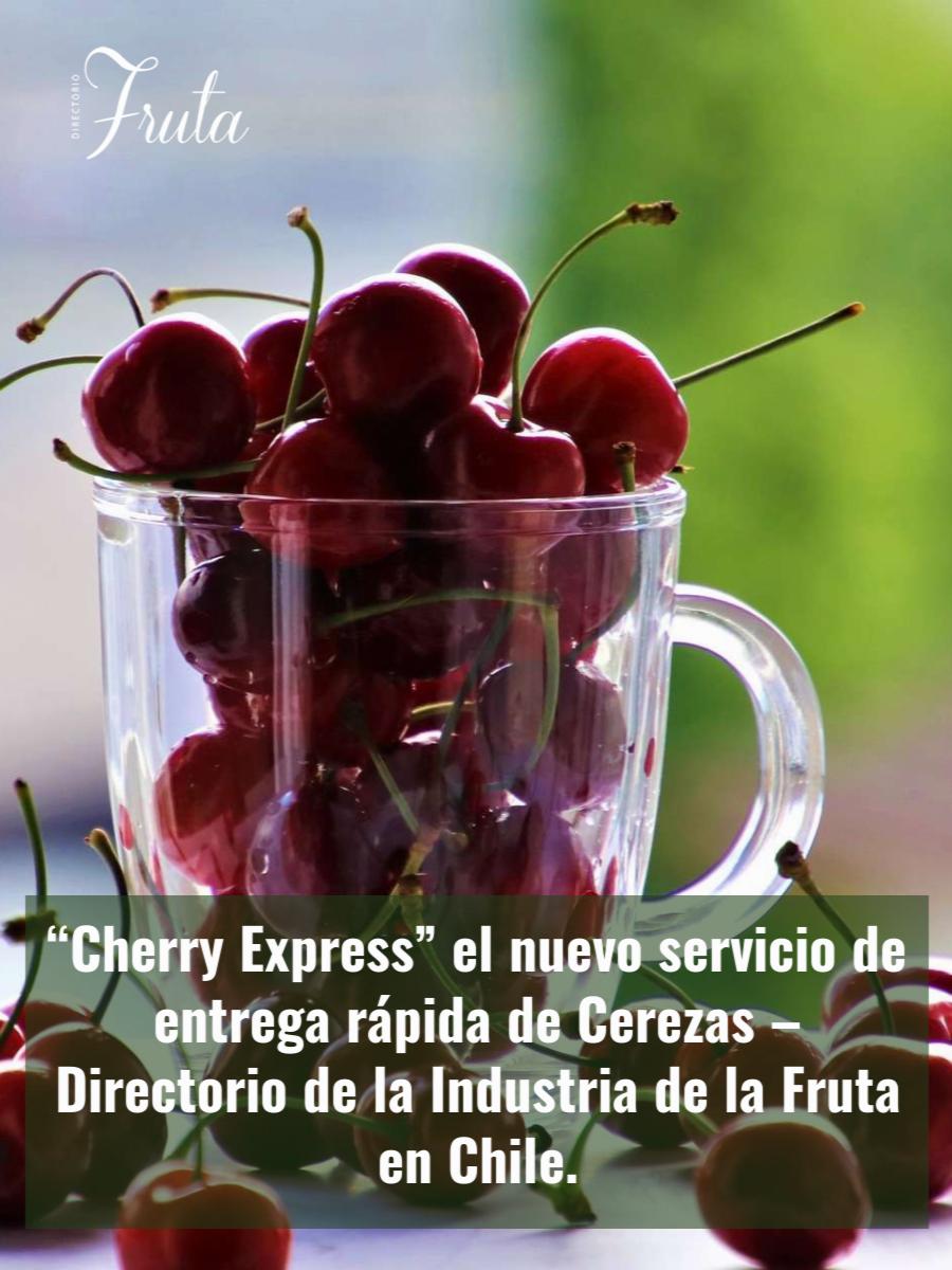 “Cherry Express” el nuevo servicio de entrega rápida de Cerezas ...